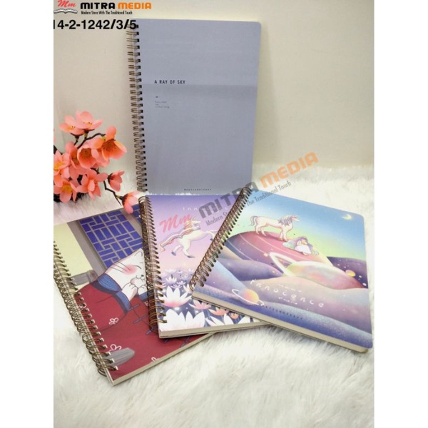 Jual BUKU SPIRAL/BUKU RING/NOTE BOOK B5/NOTES RING/DIARY NB RING 6606 ...
