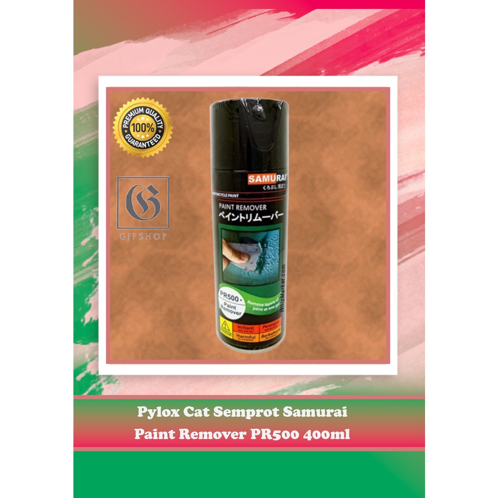 Jual Pylox Cat Semprot Samurai Paint Remover PR500 400ml | Shopee Indonesia