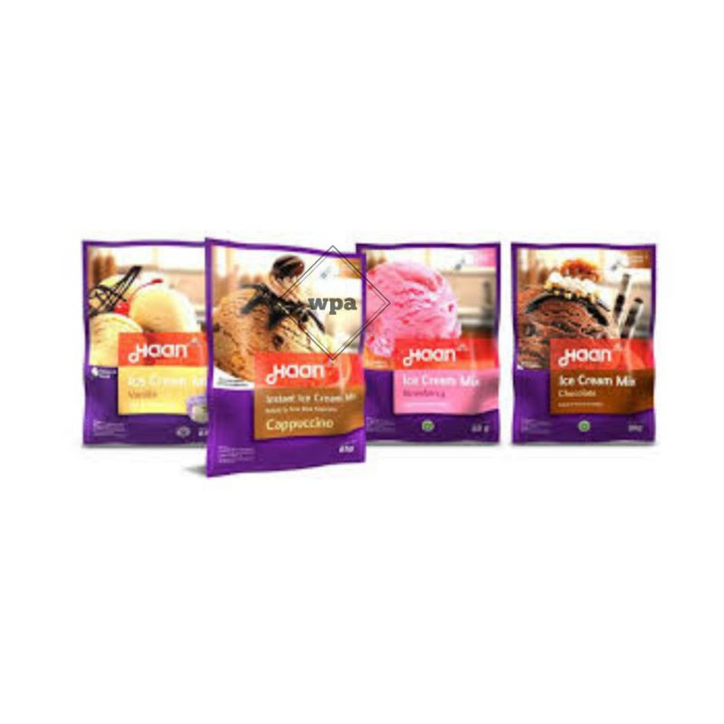 Jual bubuk es krim haan / ice cream mix merek haan (85 gr) | Shopee ...