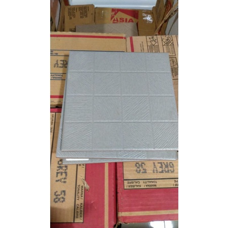 Jual Keramik Lantai Kamar Mandi Asia Alpha Grey 20x20 KW1 | Shopee ...