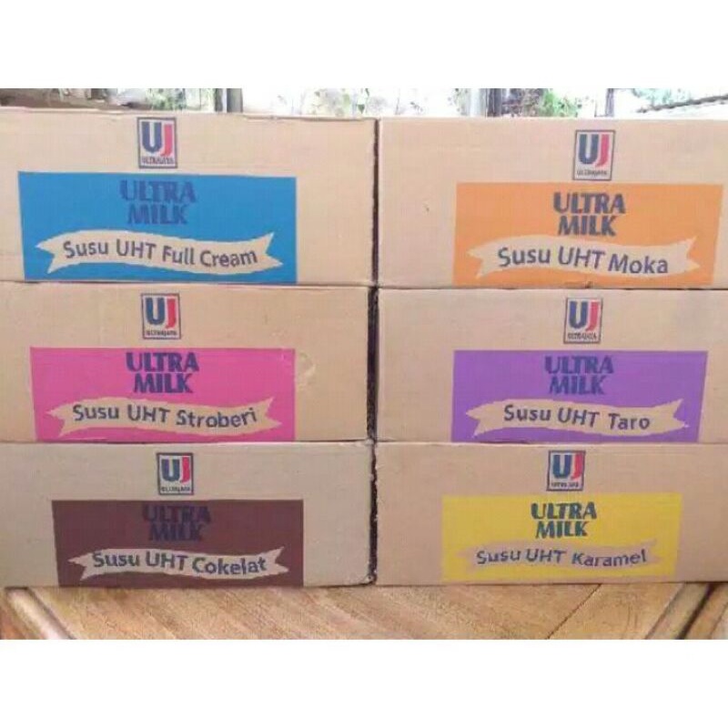 Jual Ultra Milk 200ml UHT / Susu Ultramilk 200ml 1dus isi 24pcs ...