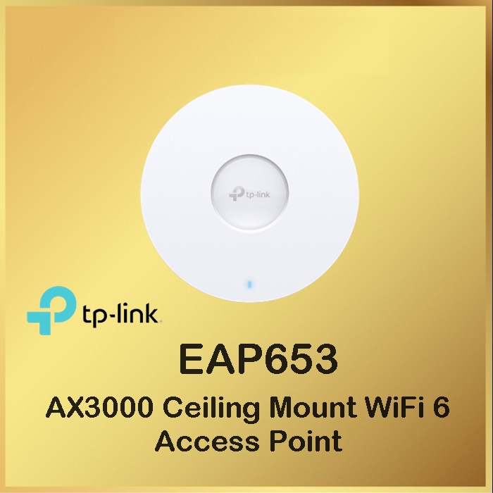 Jual TP-LINK EAP653 AX3000 Ceiling Mount WiFi 6 Access Point-TpLink EAP653 | Shopee Indonesia