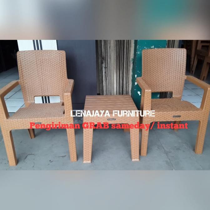 Jual Kursi Teras Rotan Napolly 1 Set Tokosarisafina15 | Shopee Indonesia