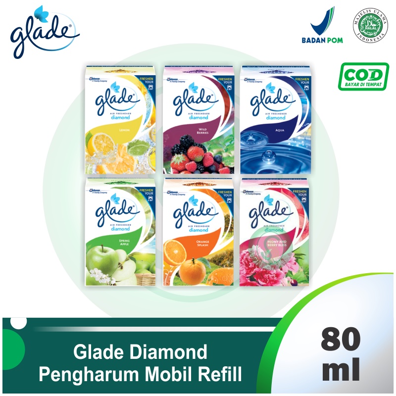 Jual Glade Diamond Car Perfume Refill 80 ml | Shopee Indonesia