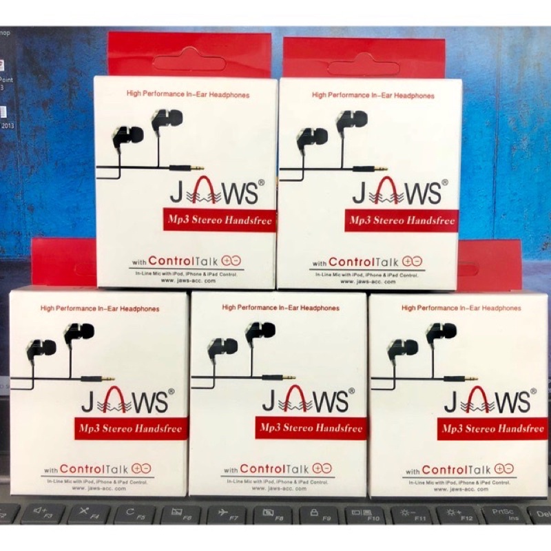 Jual CO 1k-Handfree/Headset Jaws Megabass non mic for all hp colokan 3 ...