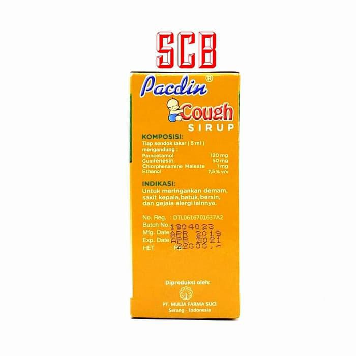 Jual AMPUH PACDIN COUGH SYRUP / SIRUP PACDIN COUGH 60ML - OBAT BATUK ...