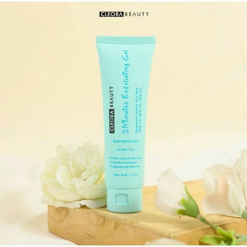 Jual CLEORA BEAUTY Minutes Exfoliating Gel diformulasikan dengan AHA ...