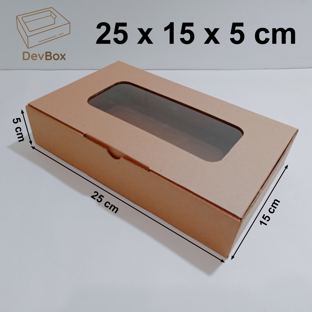 Jual Kardus Mika 25 x 15 x 5 cm ... Model diecut, Untuk Hampers / Cake ...