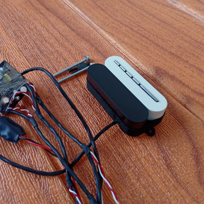 Jual PICKUP SUSTAINER HUMBUCKER FERNANDES 3 MODE HITAM PUTIH/SEYMOUR ...