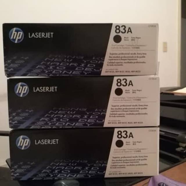 Jual Laserjet pro MFP M125a Toner laserjet hp 83A Toner HP CE283A black ...