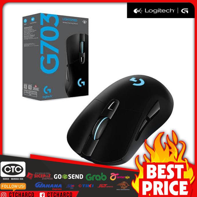 Jual MOUSE GAMING LOGITECH G703 HERO LIGHTSPEED RGB | WIRELESS DFVF54535 | Shopee Indonesia