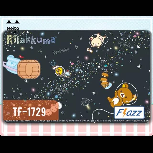 Jual Sticker Kartu Rilakkuma Space - Flazz & Emoney | Shopee Indonesia