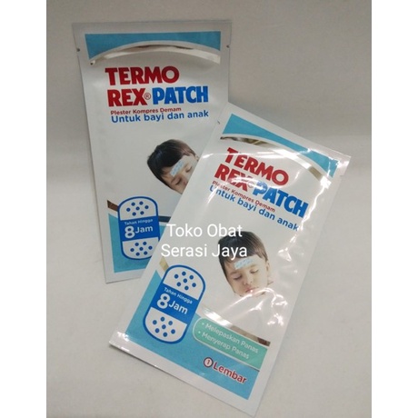 Jual Termorex Patch 8 Jam Bayi & Anak Plester Kompres Penurun Panas ...