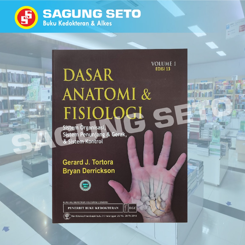 Jual BUKU DASAR ANATOMI DAN FISIOLOGI TORTORA VOL 1 EDISI 13 | Shopee Indonesia