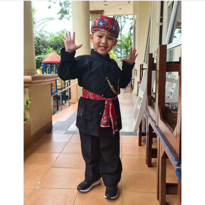 Jual Baju Adat Betawi / Baju Abang Betawi / Baju Abang None Jakarta ...