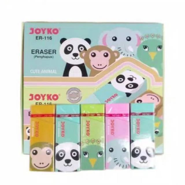 Jual Penghapus JOYKO ER-116 Cute Animal (20pc) | Shopee Indonesia