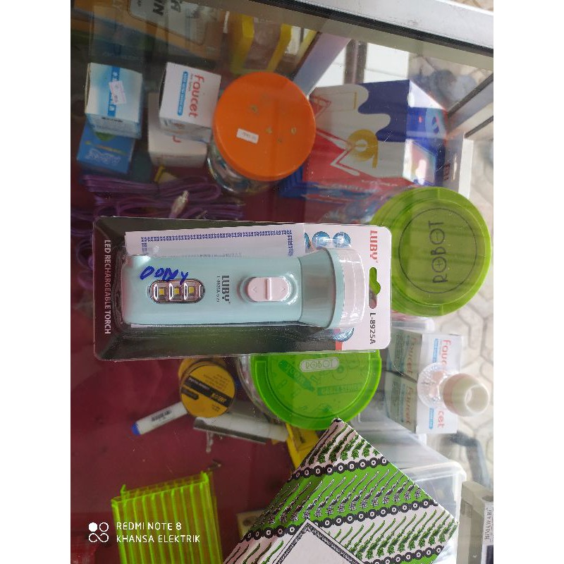Jual Senter tangan Luby dan emergency L8925A | Shopee Indonesia