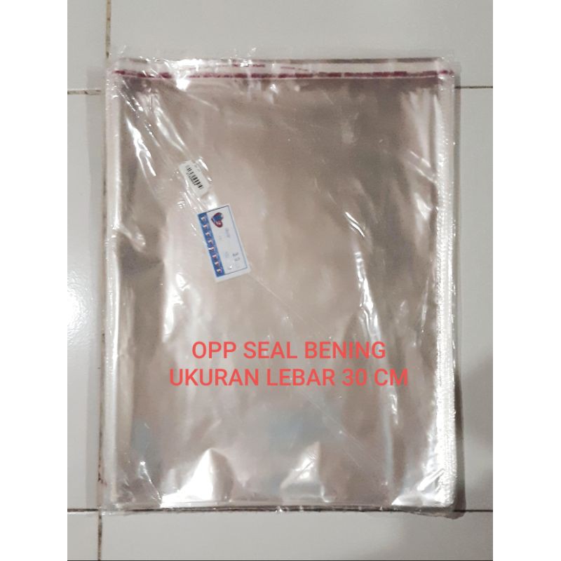 Jual PLASTIK OPP SEAL BAJU/ OPP 30 X 40 CM/PLASTIK BAJU | Shopee Indonesia