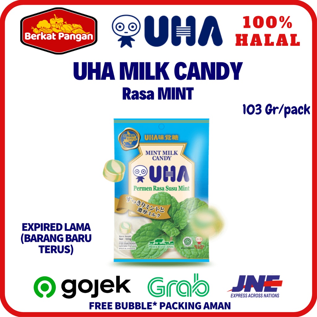 Jual UHA Milk Candy Permen Susu Rasa Mint Matcha Strawberry Coffee 103gr | Shopee Indonesia
