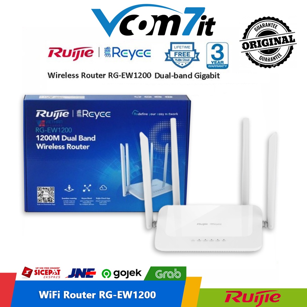Jual RUIJIE REYEE RG-EW1200 1200M Dual-band Wireless Router | Shopee ...