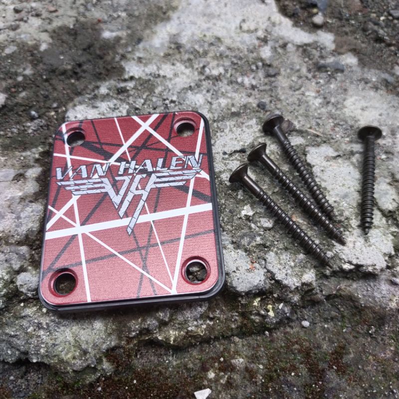 Jual Neck Plate Custom EVH Art Frankenstrat | Shopee Indonesia