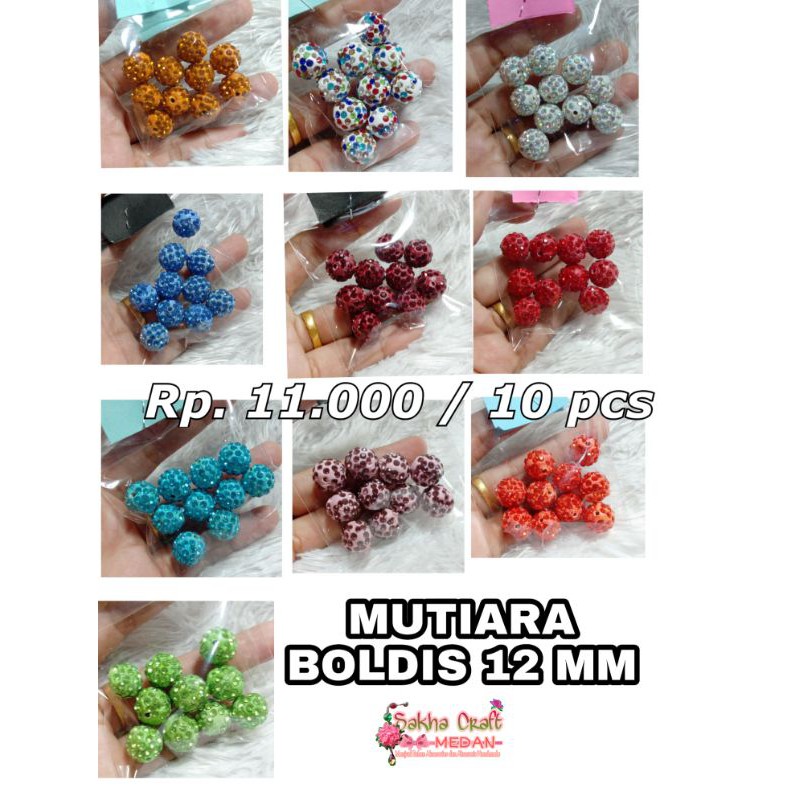 Jual BOLDIS 12 mm Per Warna isi 10 pcs (Bahan Craft Medan) | Shopee ...