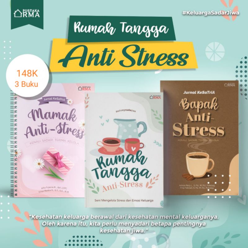 Jual Rumah Tangga Anti Stress RTAS (3 buku) | Shopee Indonesia