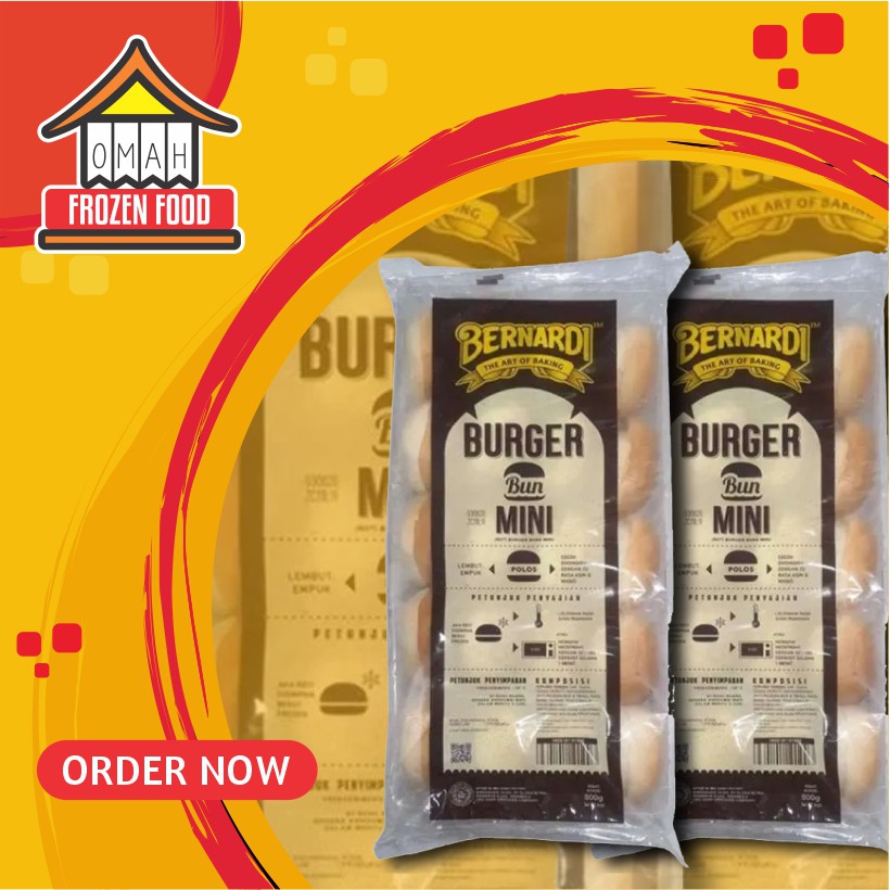 Jual Bernardi Roti Burger Mini Isi 20pc (NON COD DILUAR KOTA JATENG ...