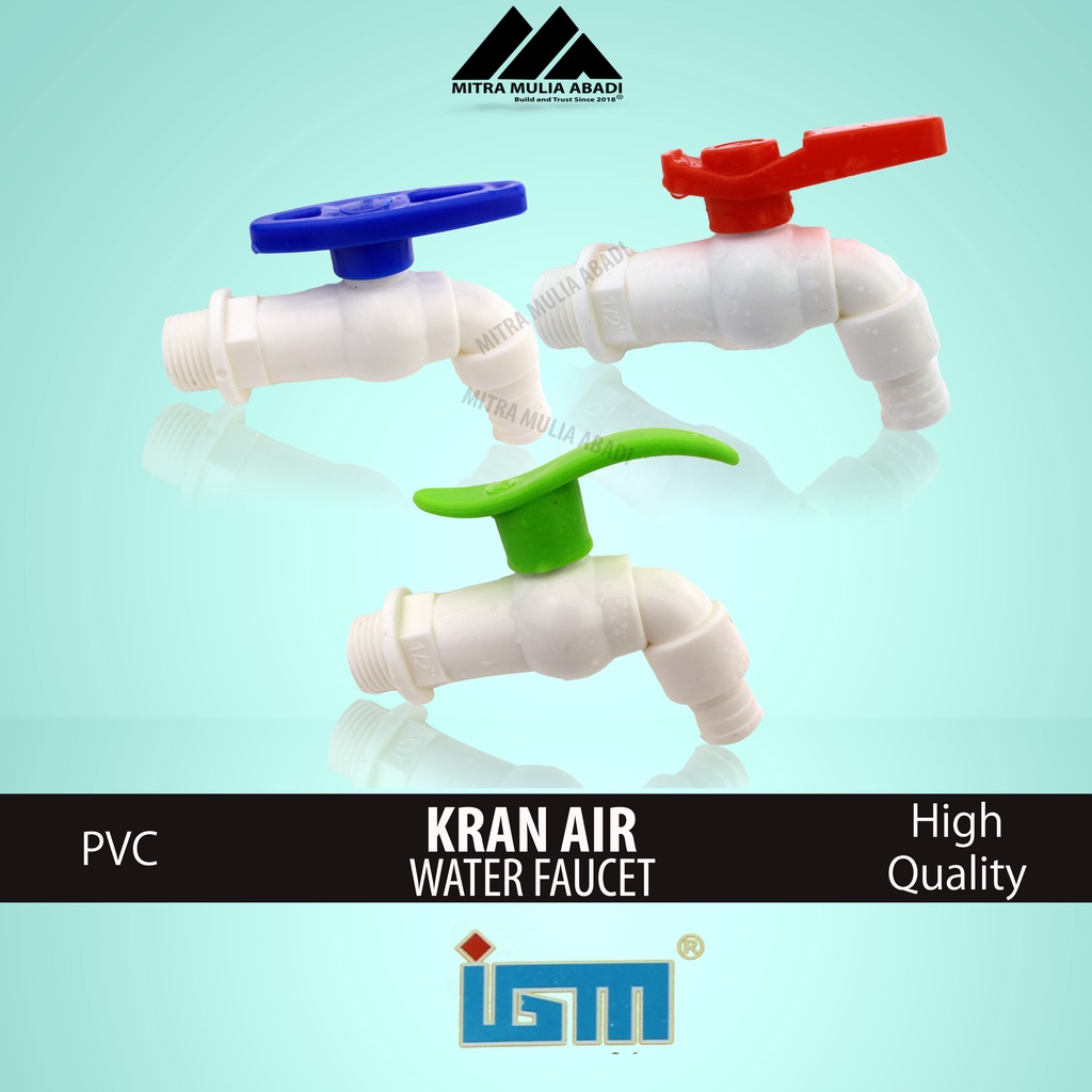 Jual Kran Air IGM PVC Model Kapal Drat 1/2 Inch TANPA DRAT | Keran ...