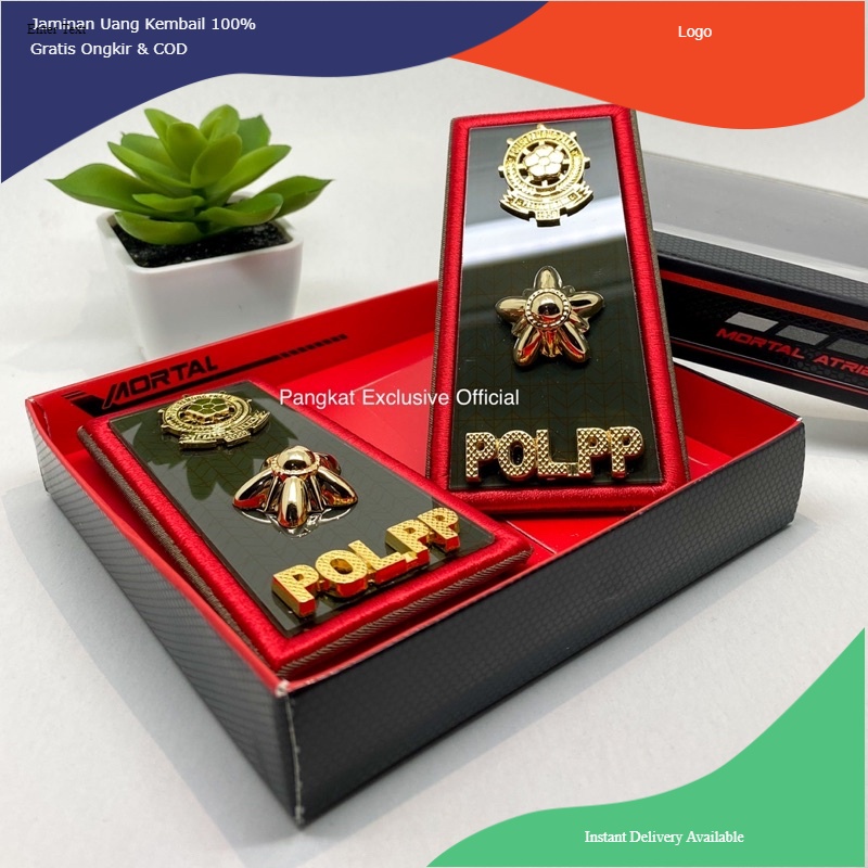 Jual ENK EXCLUSIVE- PANGKAT SATPOL PP GOLONGAN 3D LOGO BESAR - Pangkat ...