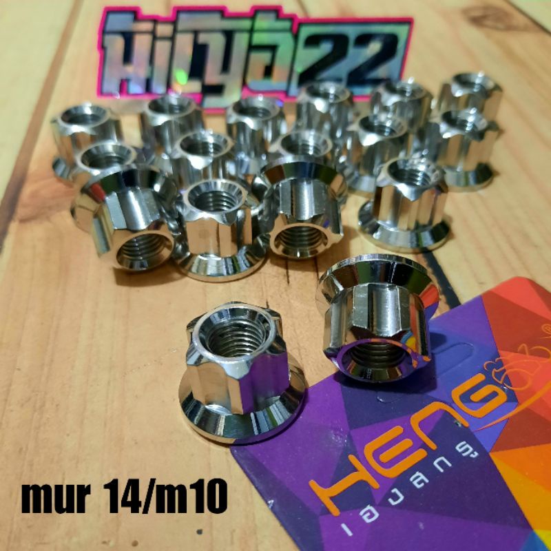 Jual probolt mur 14 m10 stenlis model gear blimbing by heng thailand ...