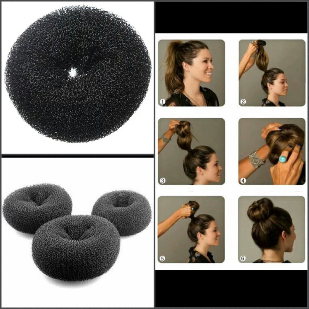 Jual Cepol Rambut Hairbun / Roll Rambut Sanggul Kondean Hair Bun Kecil ...