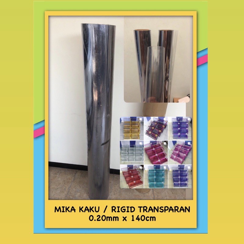 Jual Mika Rigid 0,20 mm x 140 cm / Mika Kaku / Seserahan Meteran Souvenir Hantaran Plastik Tebal ...