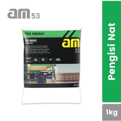 Jual NAT KERAMIK AM 53 (1 KG) / Semen Keramik Pengisi Nat AM53 / Tile ...
