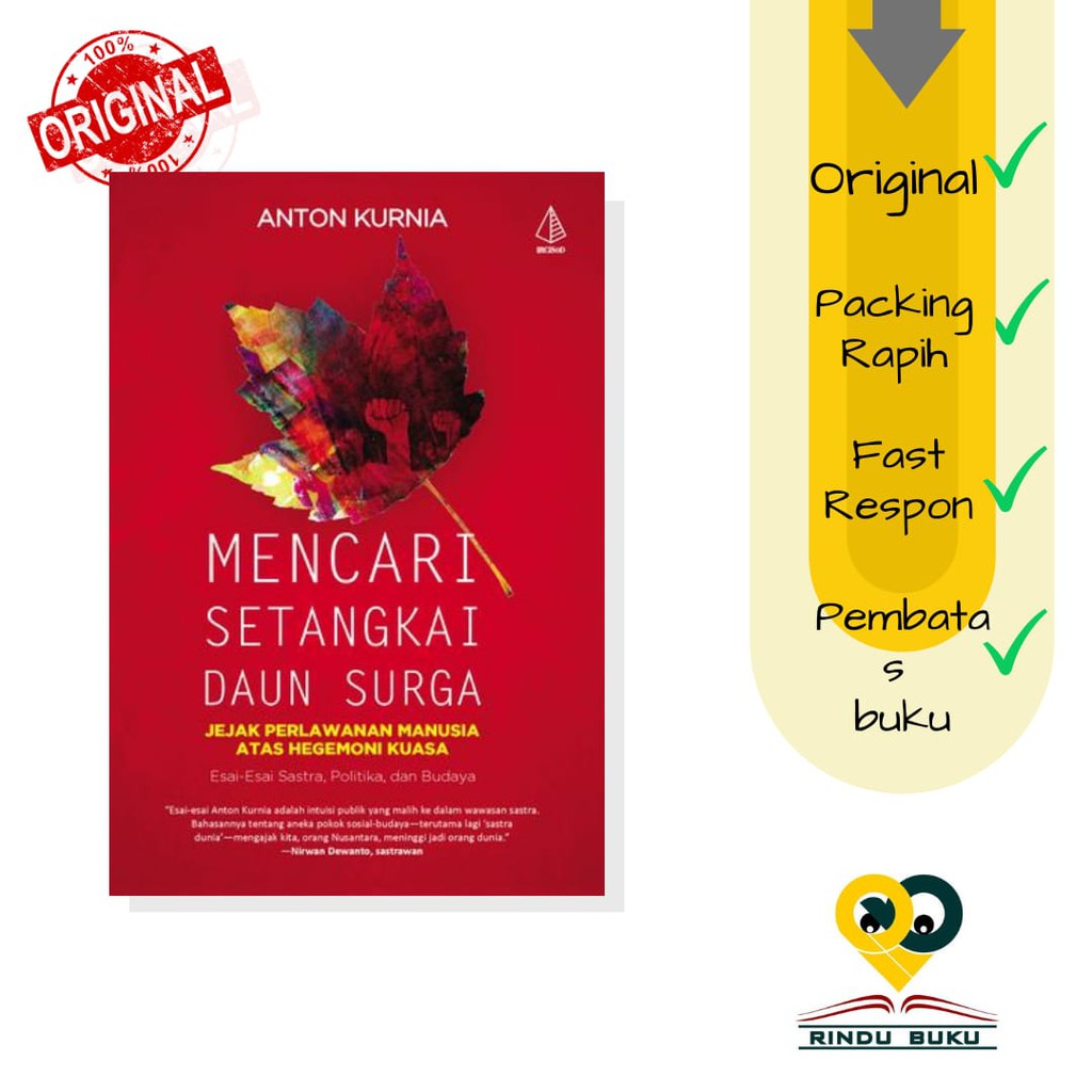 Jual Mencari Setangkai Daun Surga; Jejak-Jejak Perlawanan Manusia Atas ...