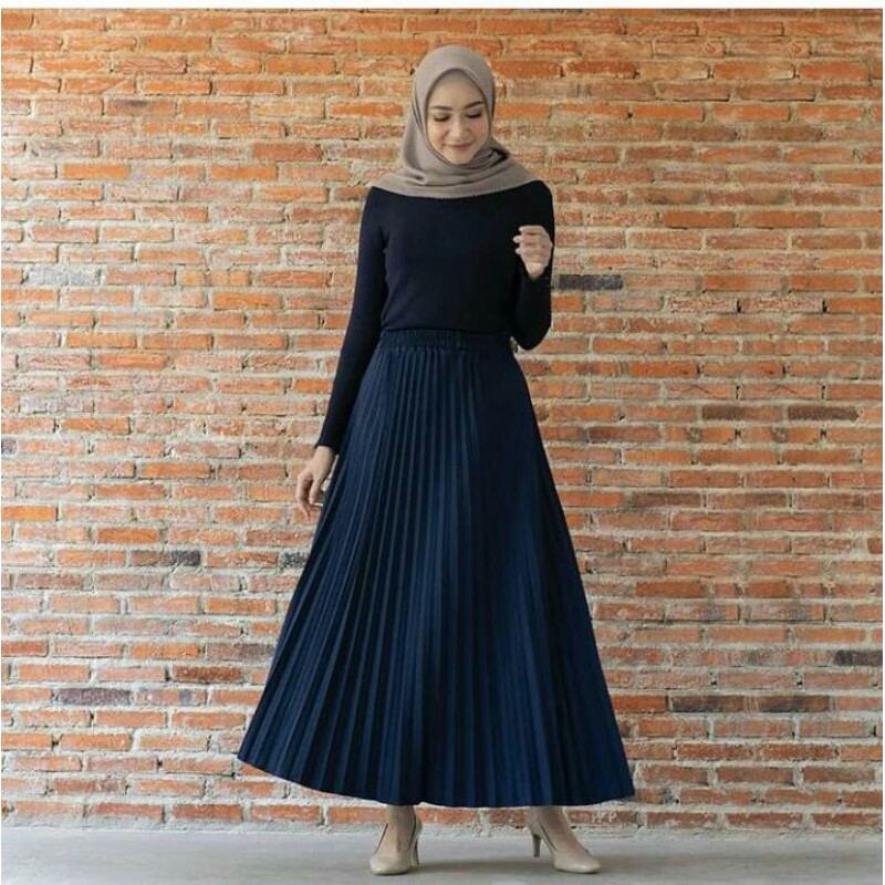 Jual (TERMURAH LANGSUNG PABRIK)ROK PLISKET PREMIUM/ROK PLISKET MAYUNG/ROK PLISKET JUMBO | Shopee ...