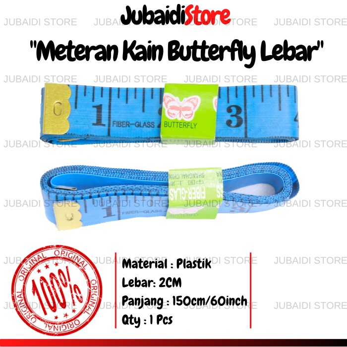 Jual Meteran Kain / Meteran Baju / Meteran Bahan Butterfly Besar ...