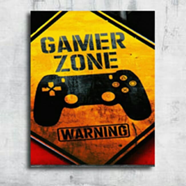 Jual Poster Hiasan dinding Walldecor Dinding Gamer Zone | Shopee Indonesia