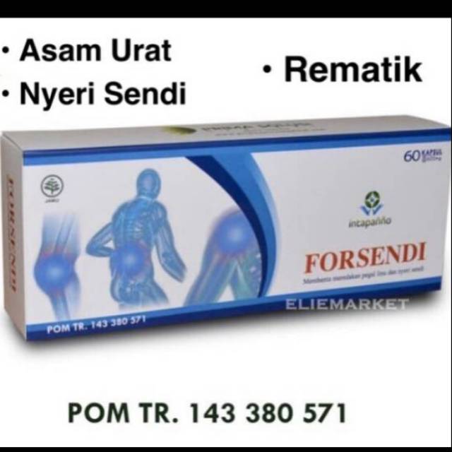 Jual Forsendi 60 original asem urat rematik herbal nyeri sendi pegal ...