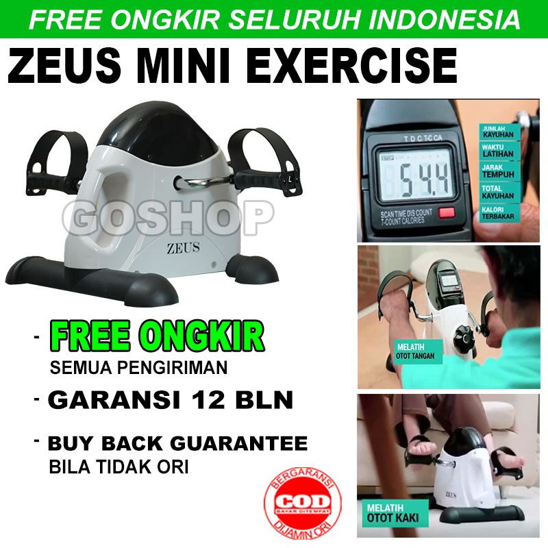 Jual Zeus Mini Bike Electric Exercise Sepeda Terapi Statis elektrik ...