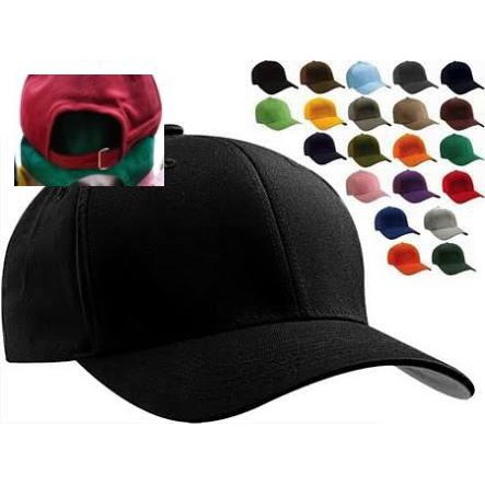 Jual KUALITAS PREMIUM TOPI BASEBALL HAT CAP POLOS CUSTOM SABLON PRIA ...