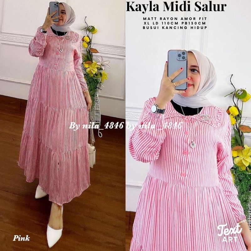 Jual KAYLA MIDI DRES (LABEL MADANI) | Shopee Indonesia