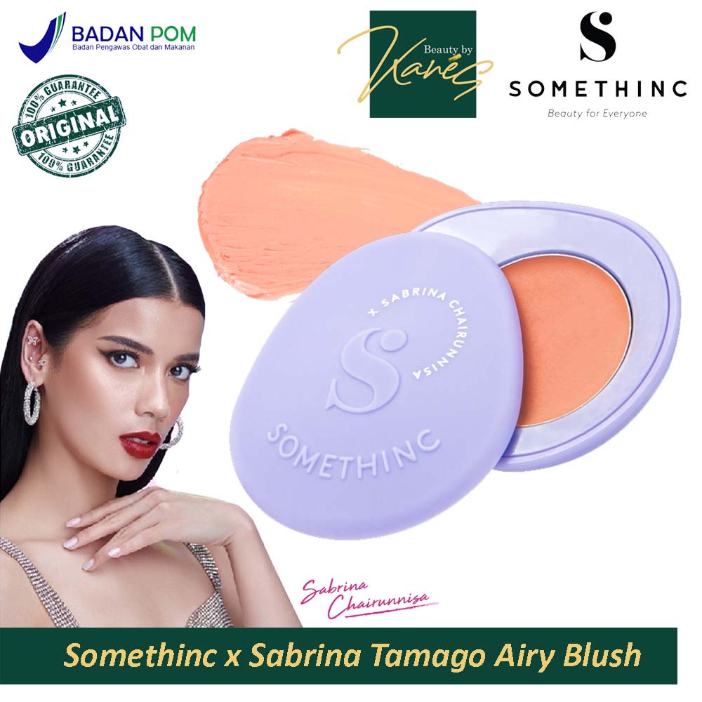 Jual Somethinc x Sabrina Blush On Tamago Airy Blush On Perona Pipi | Shopee Indonesia
