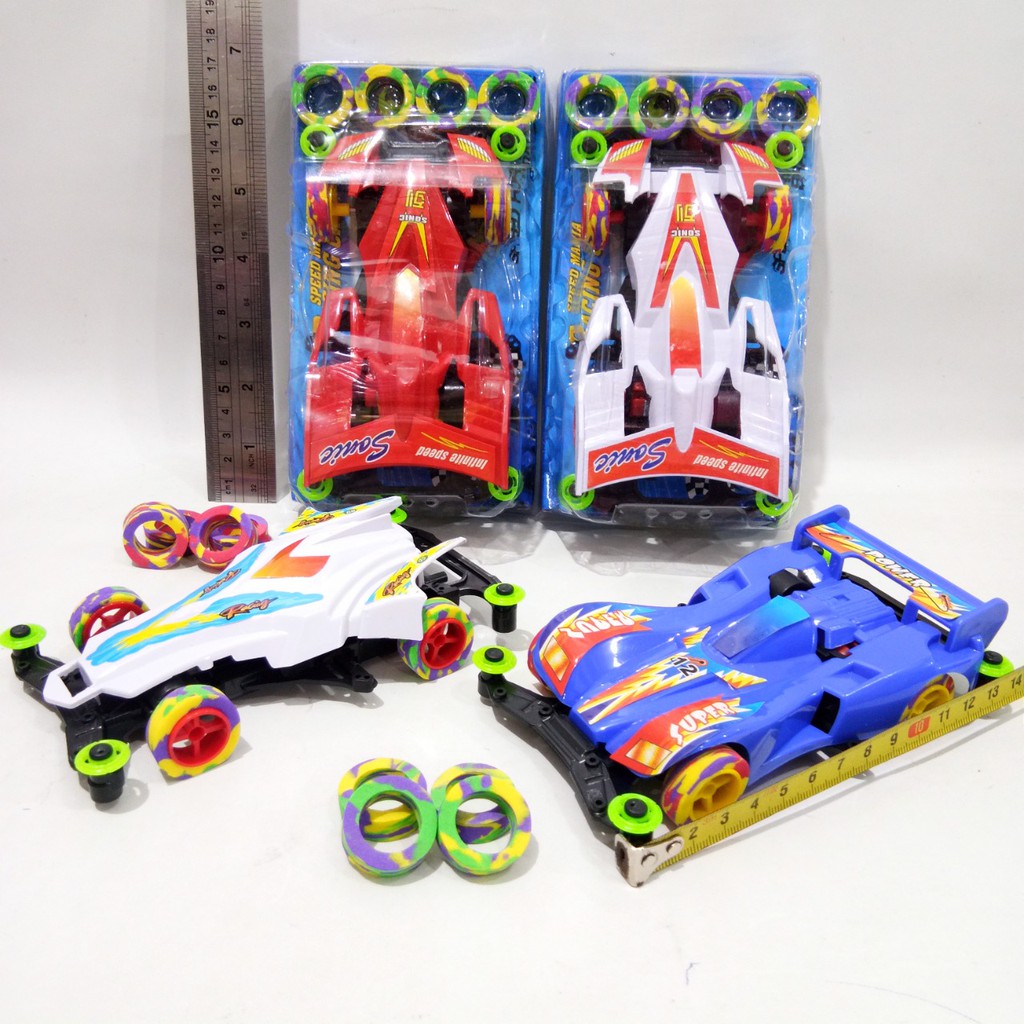 Jual MAINAN ANAK MOBIL TAMIYA TAMIA MINI 4WD BONUS 4 BAN RODA BUSA LU1 ...