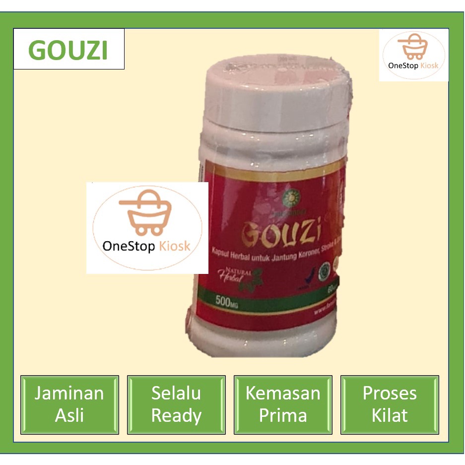 Jual Gouzi - Natural Herbal Jantung, Koroner, Stroke & Liver - 60 ...