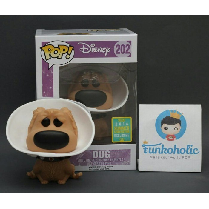 Jual Funko POP! Disney Up - Dug (Cone of Shame) [SDCC Exclusive] #202 ...