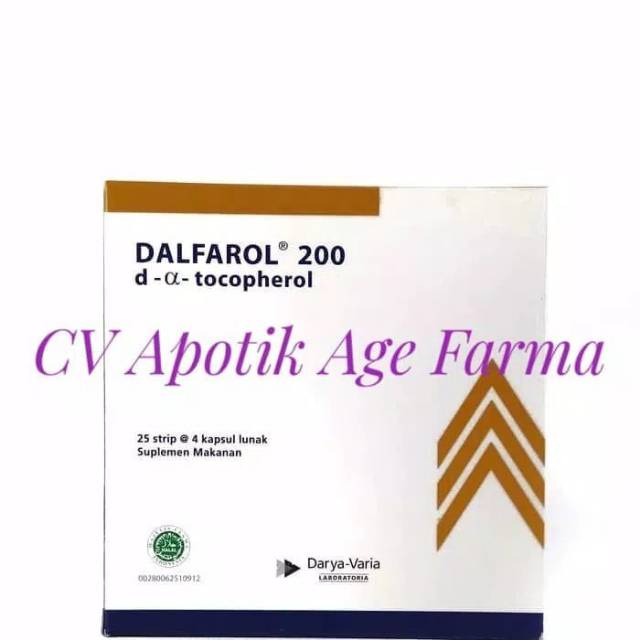 Jual Dalfarol Soft Capsule 200mg isi 100 (Darya-Varia) | Shopee Indonesia