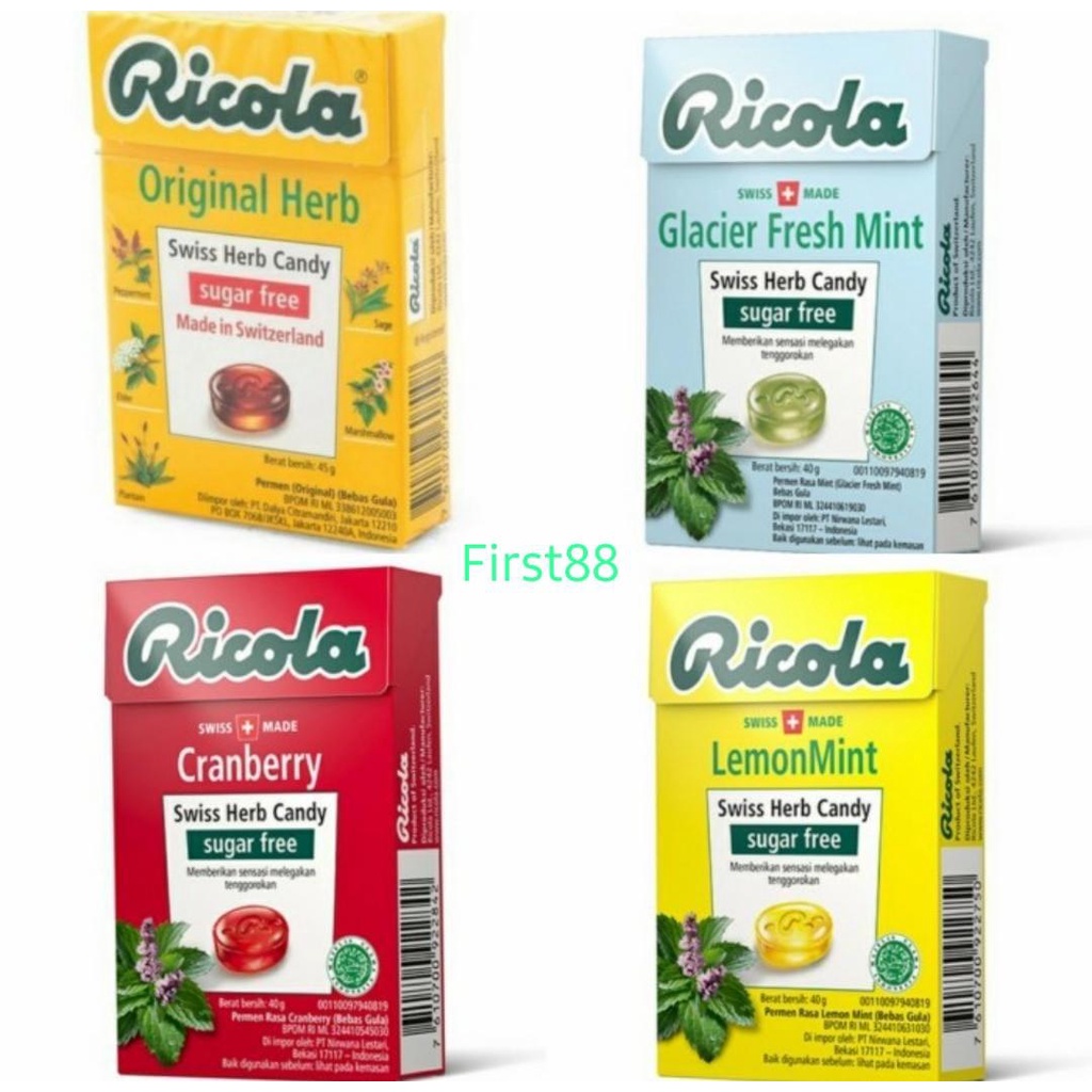 Jual PERMEN RICOLA 40gr | Shopee Indonesia