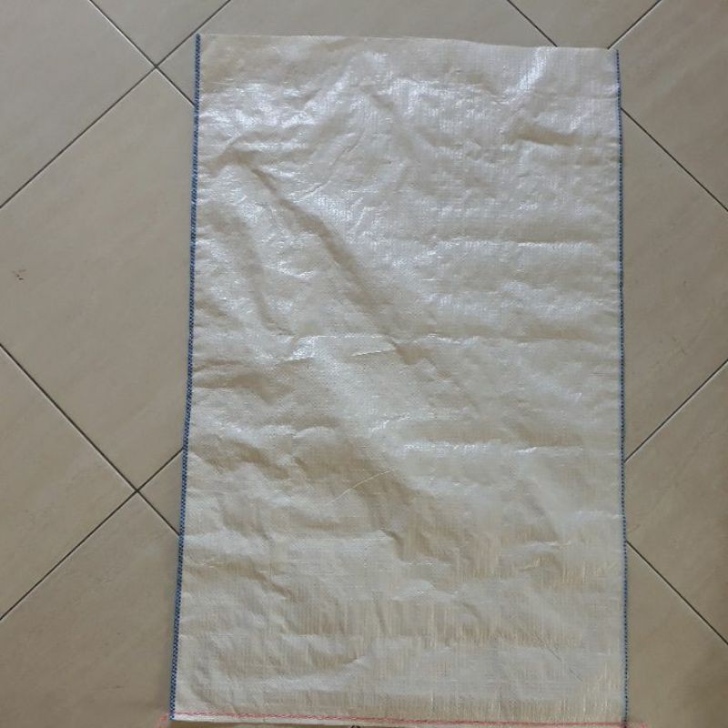 Jual Karung Beras 50kg Polos Putih Susu (ukuran 56x88cm). Baca ...