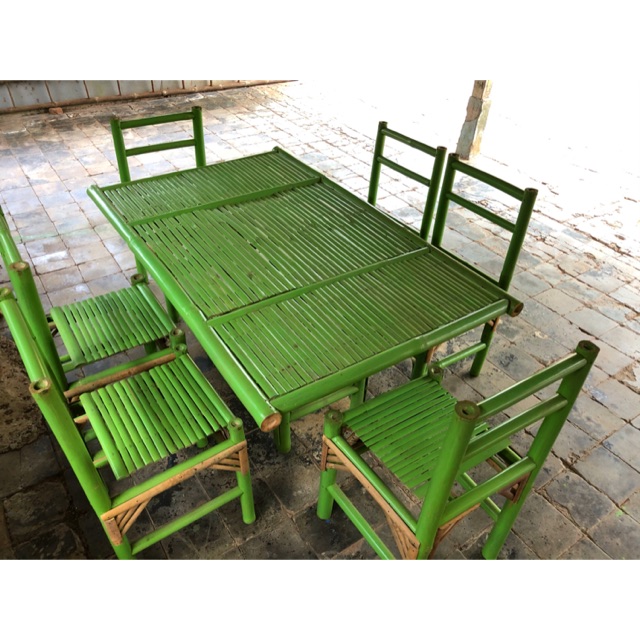 Jual Kursi dan Meja Bambu | Shopee Indonesia